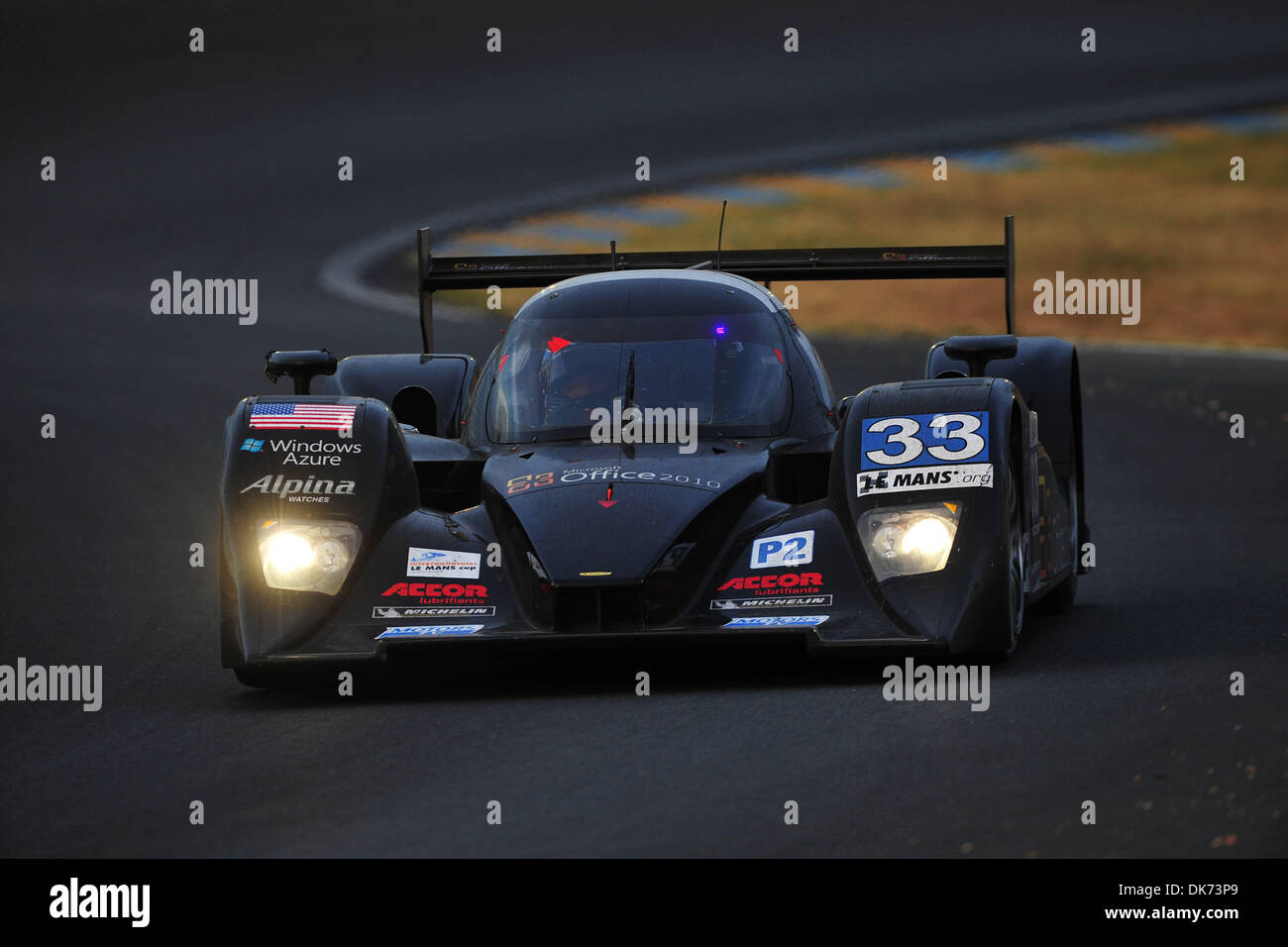 Jun 12, 2011 - Le Mans, France - #33 Level 5 Motorsports Lola Coupe ...