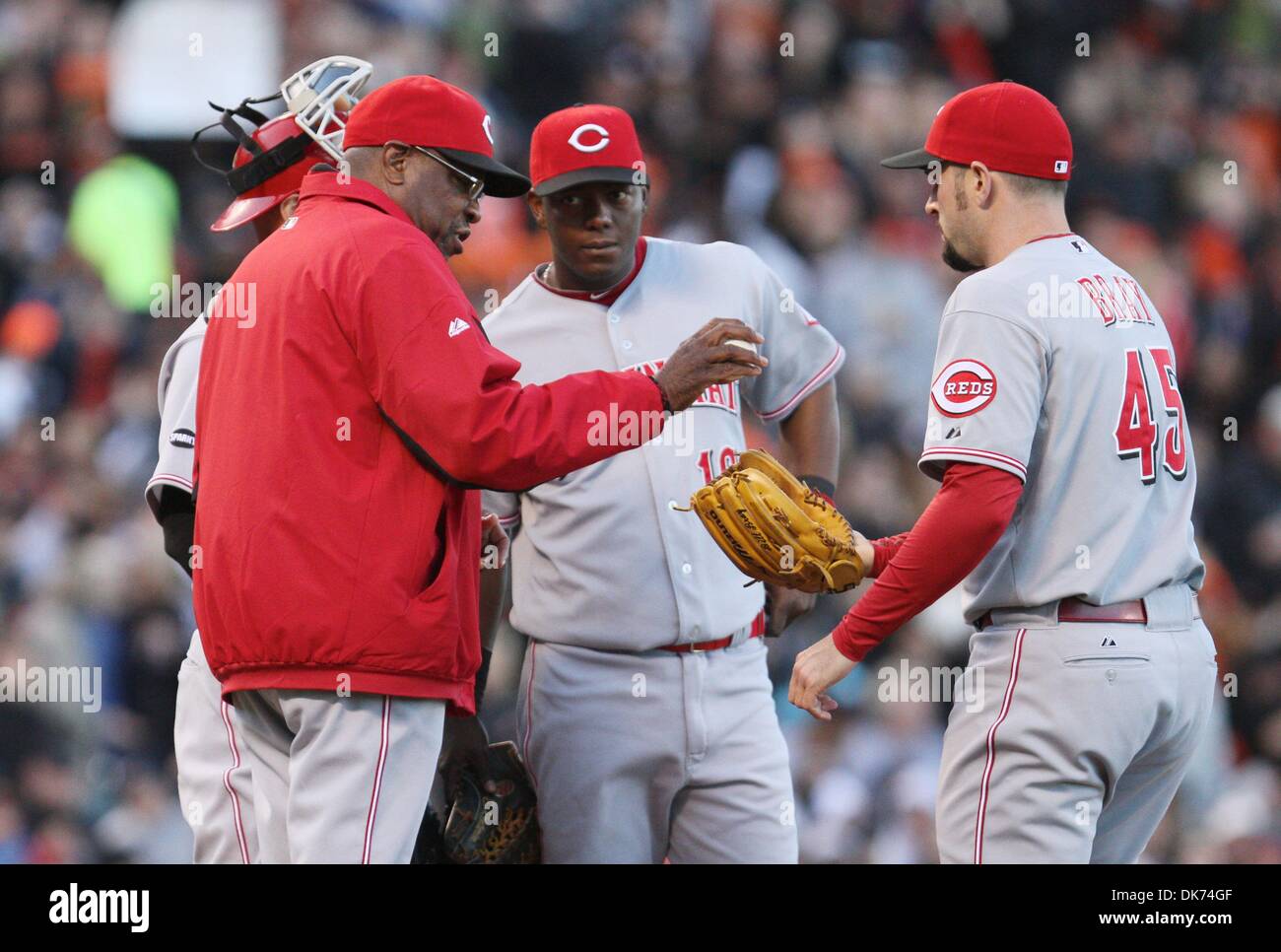 June 12, 2011 - San Francisco, California, U.S - Cincinnati Reds ...