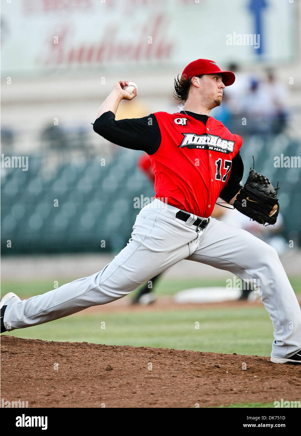 June 13, 2011 - Fort Worth, Texas, U.S - Grand Prairie AirHogs Pitcher ...