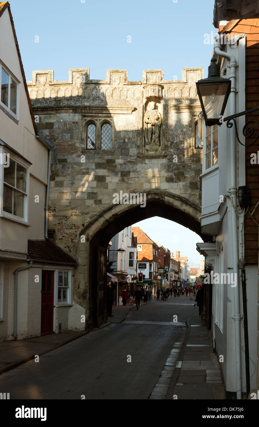 North Gate Cathedral Close Salisbury Wiltshire Stock Photo - Alamy
