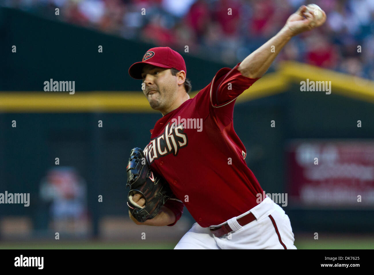 June 15, 2011 - Phoenix, Arizona, U.S - Arizona Diamondbacks' pitcher ...