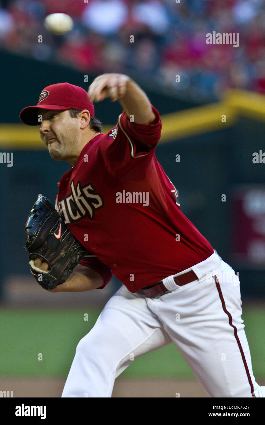June 15, 2011 - Phoenix, Arizona, U.S - Arizona Diamondbacks' pitcher ...