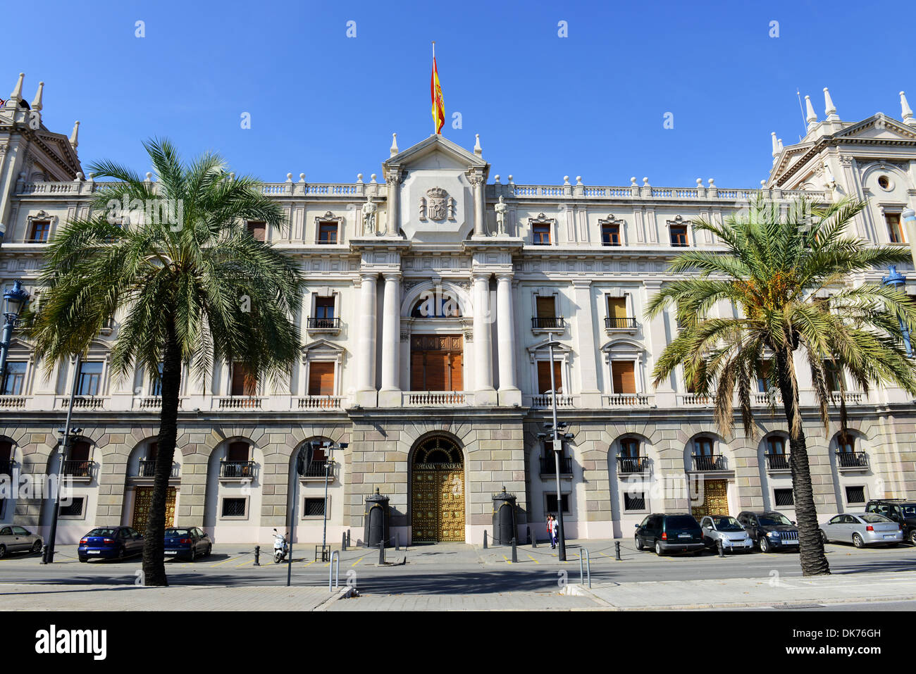 Palacio de Capitania General de Barcelona or Palace Captaincy General ...