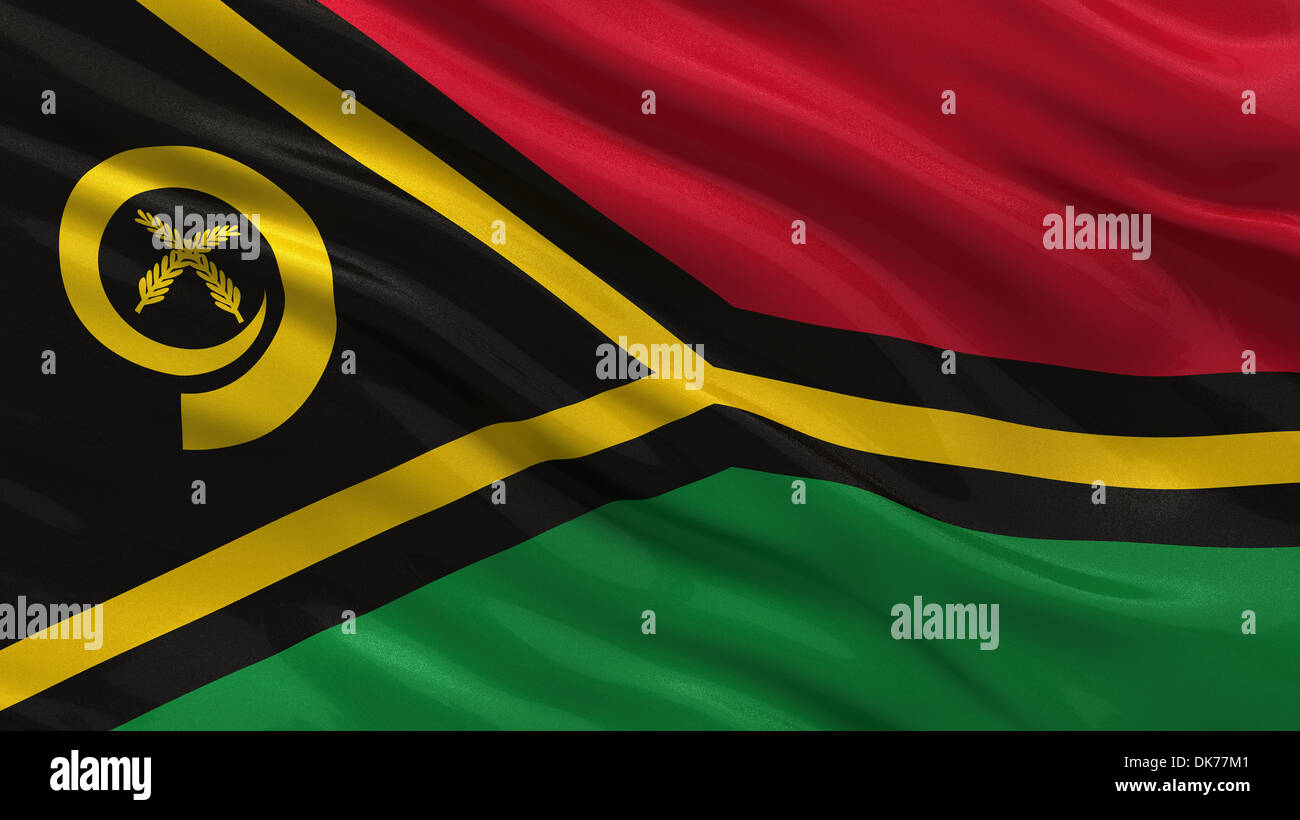 Flag of Vanuatu Stock Photo - Alamy