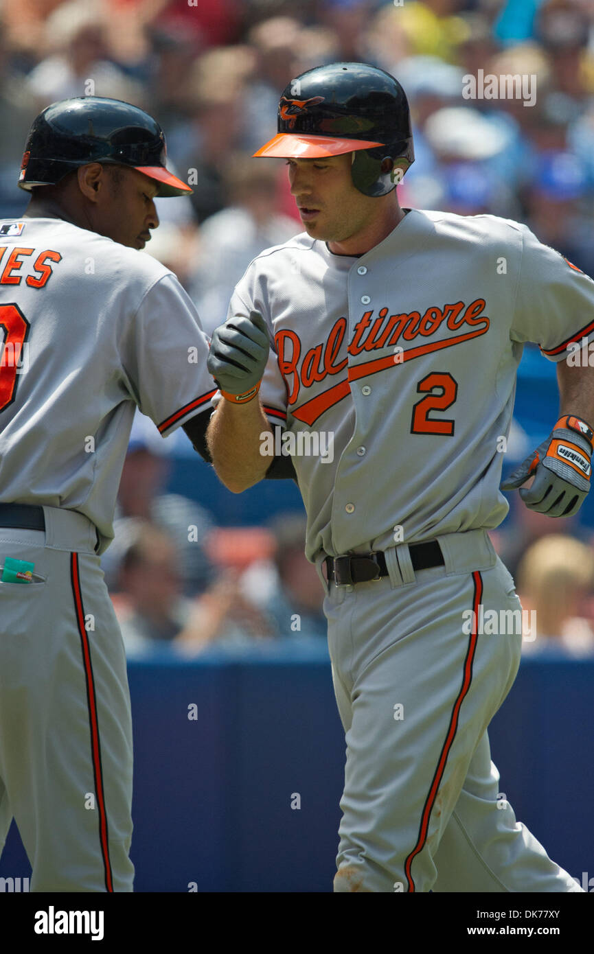 June 16, 2011 - Toronto, Ontario, Canada - Baltimore Orioles Shortstop ...