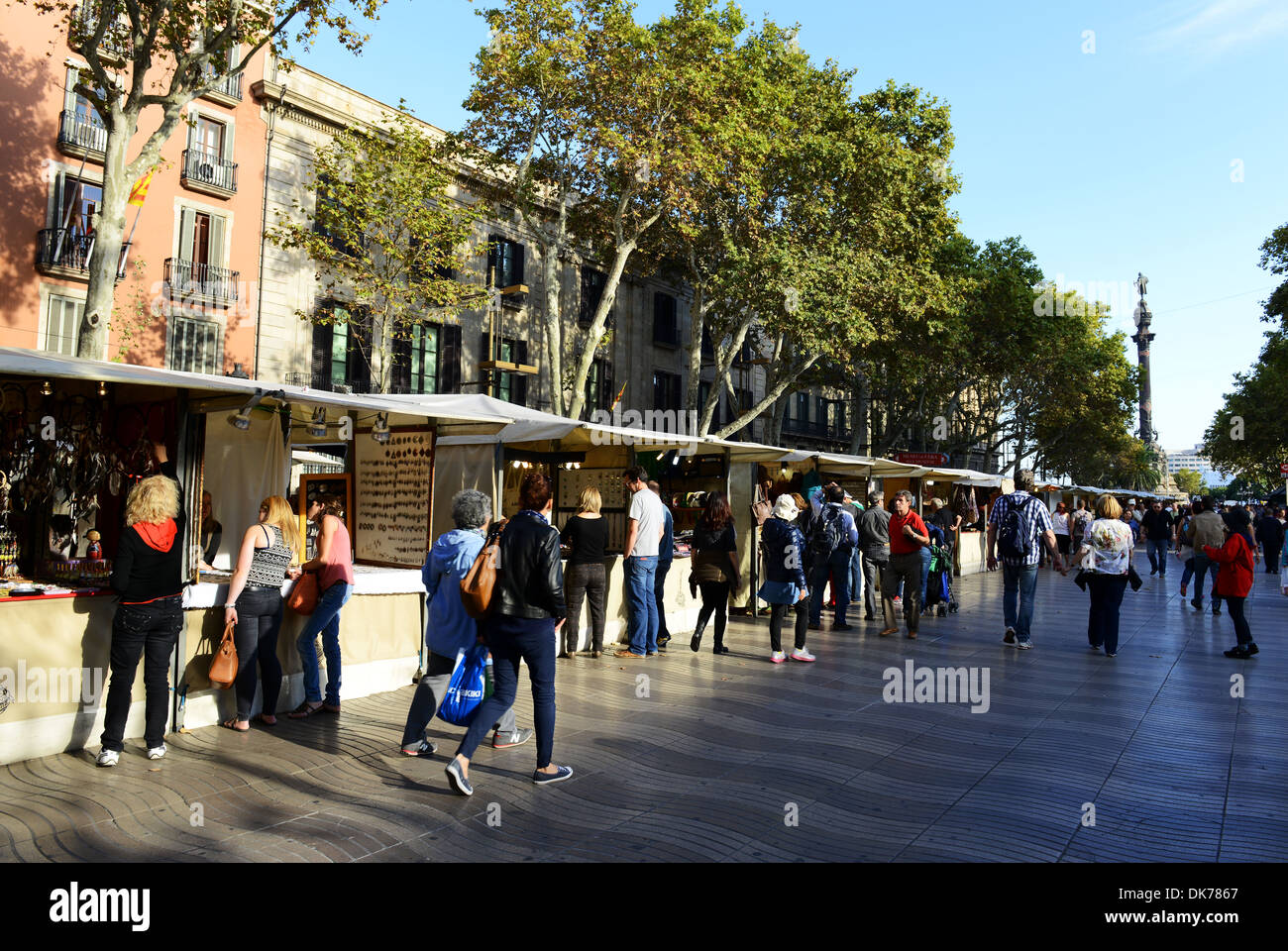 Ramblas barcelona catalonia spain hi-res stock photography and images ...
