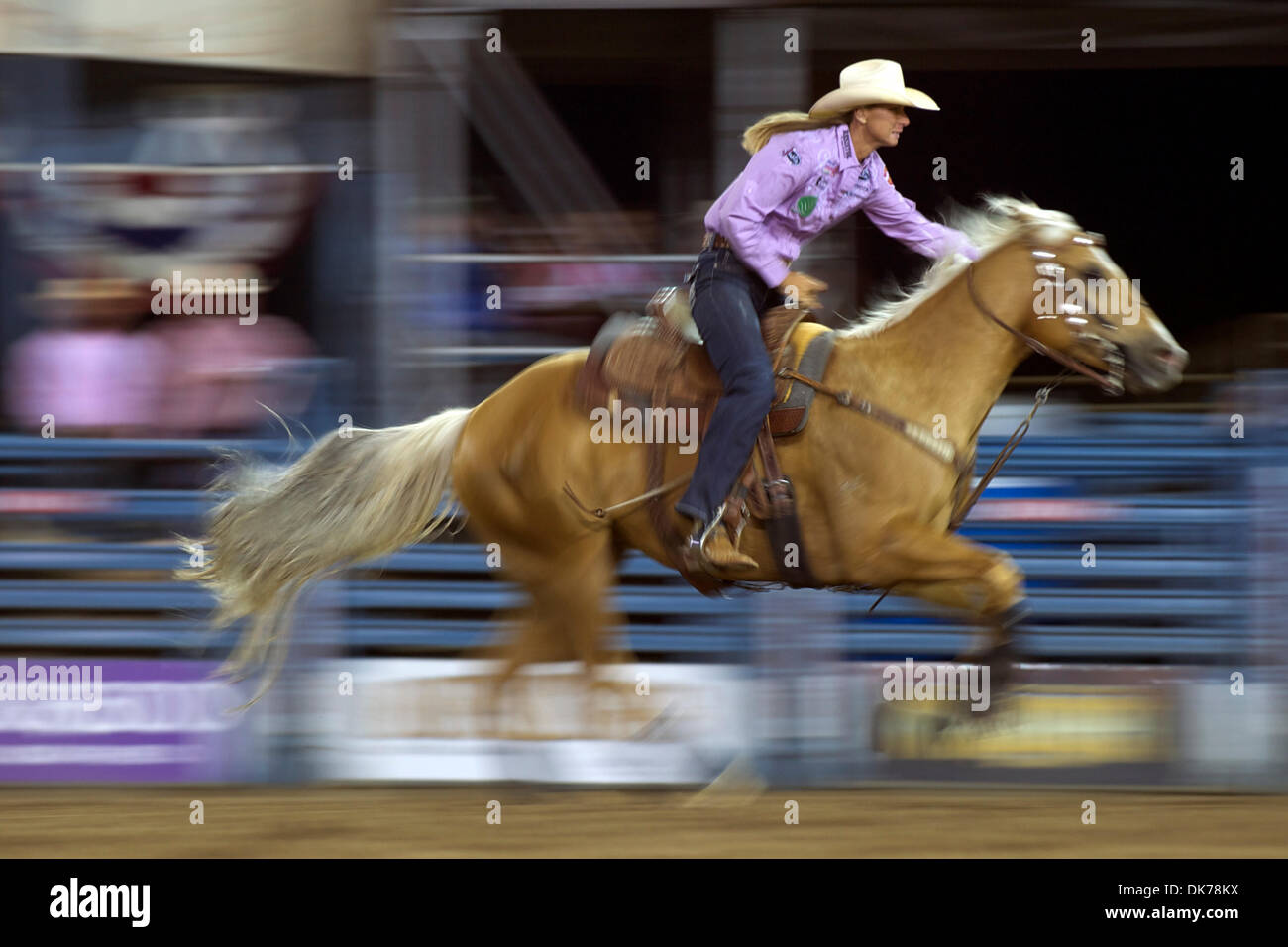 June 17, 2011 - Reno, Nevada, U.S - Barrel racer Sherry Cervi of Marana ...