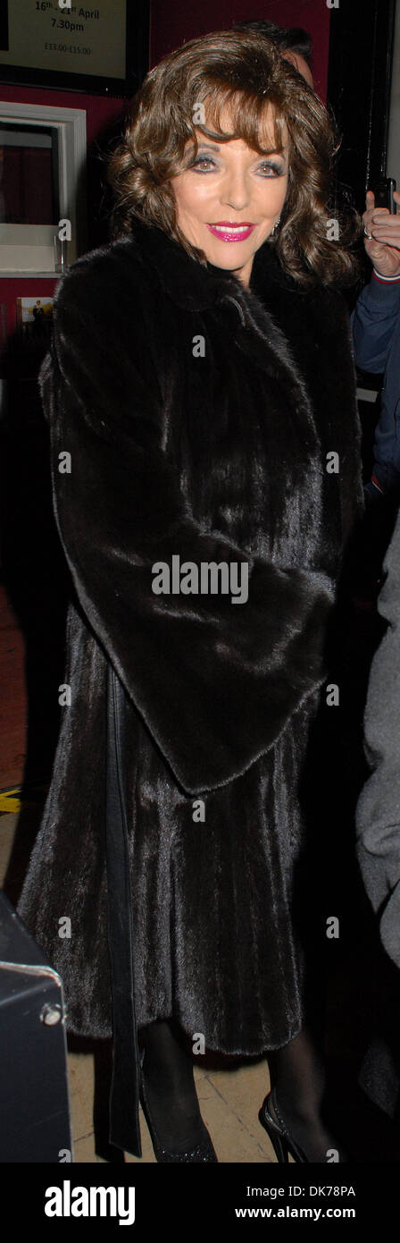 Joan Collins Wearing Fur Coat High Resolution Stock Photography and ...