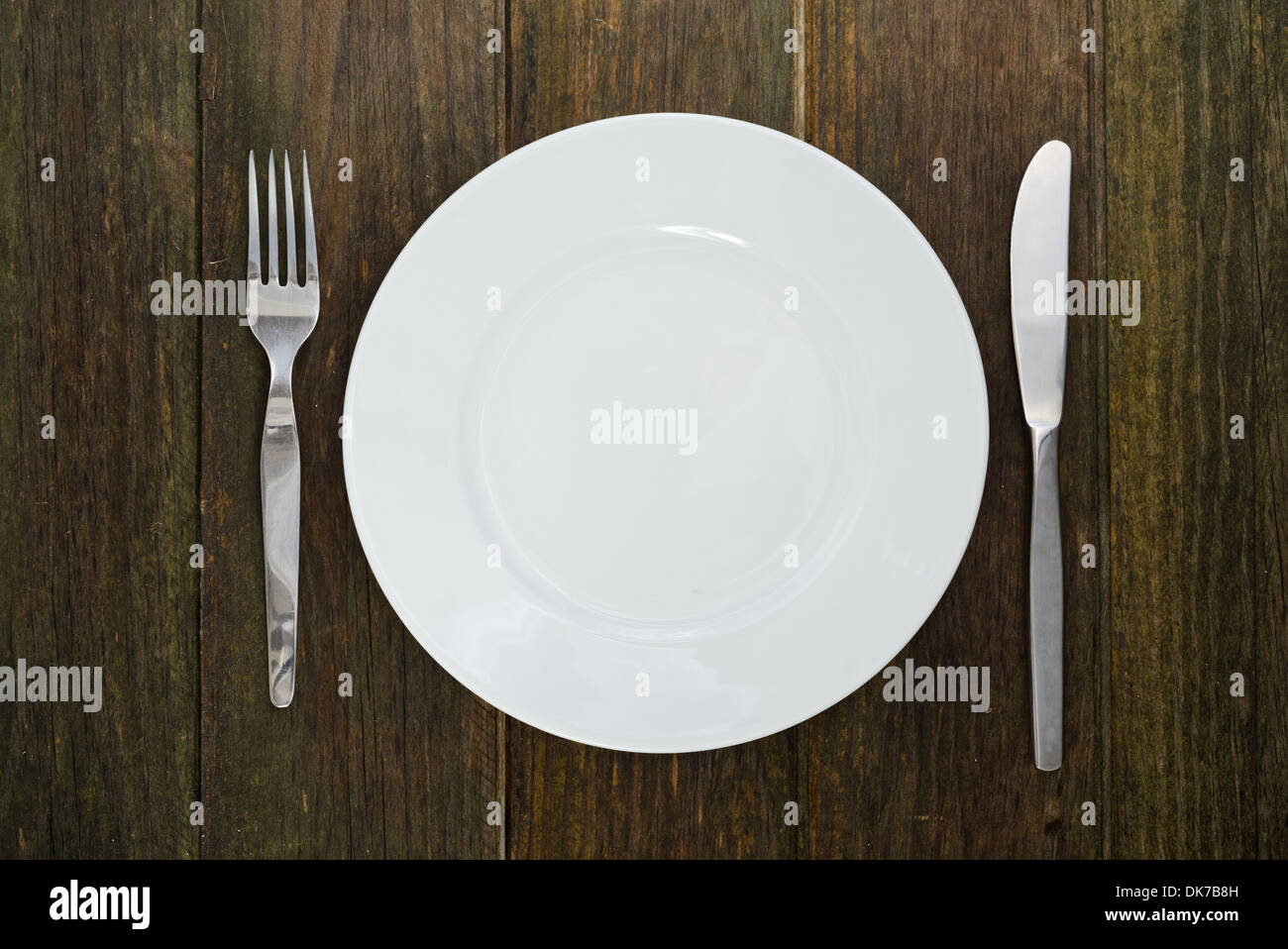 Directly above view of table setting Stock Photo - Alamy