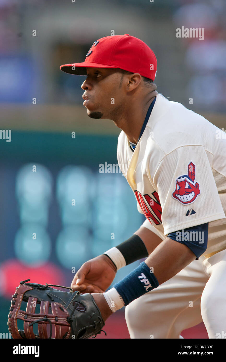 June 18, 2011 - Cleveland, Ohio, U.S - Cleveland first baseman Carlos ...