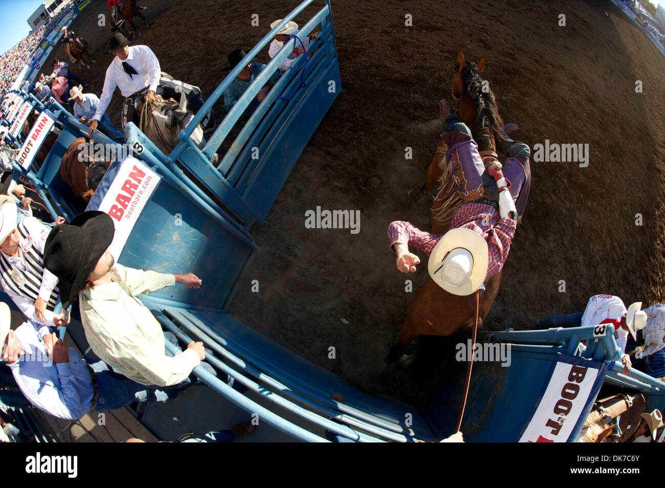 June 19, 2011 - Reno, Nevada, U.S - Brian Bain of Culver, OR rides Boyd ...
