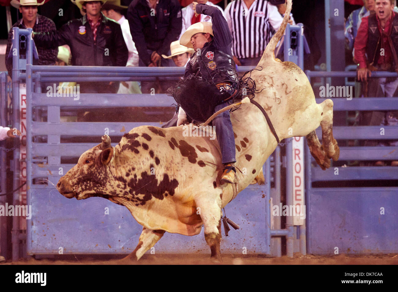 June 19, 2011 - Reno, Nevada, U.S - Howdy Cloud of Kountze, TX rides ...