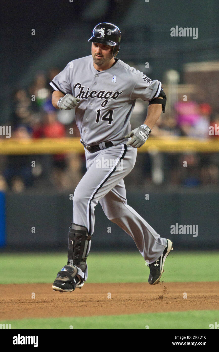 June 19, 2011 - Phoenix, Arizona, U.S - Chicago White Sox first baseman ...