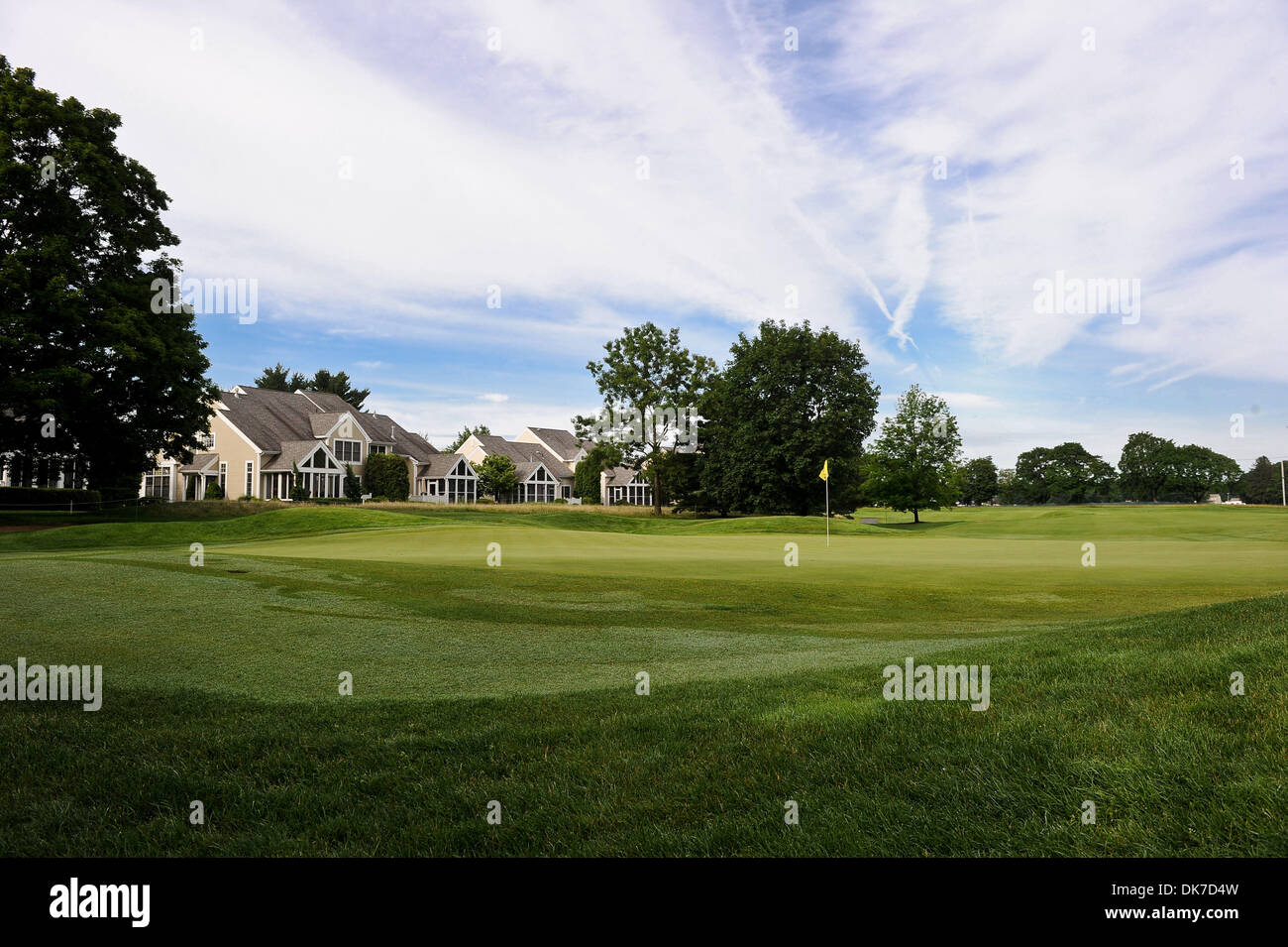 June 20, 2011 - Cromwell, Connecticut, U.S - The 9th green before the ...