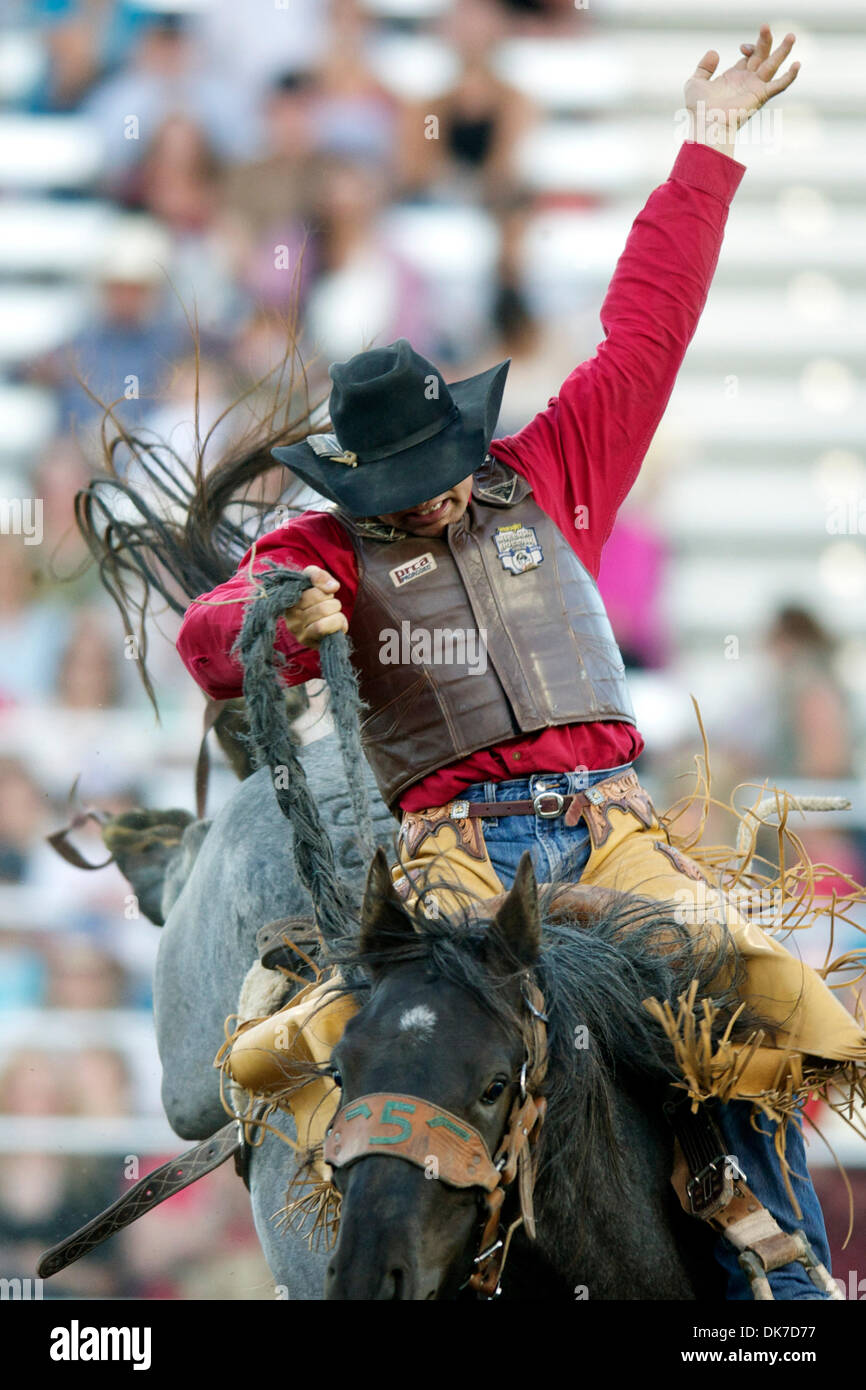 June 20, 2011 - Reno, Nevada, U.S - Chuck Schmidt of Keldron, SD rides ...
