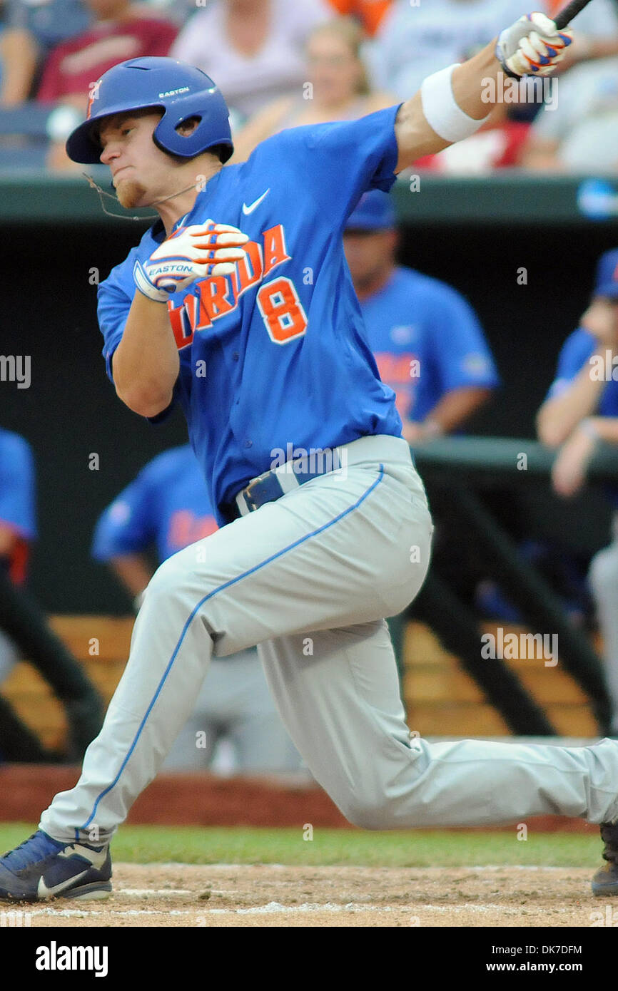 June 20, 2011 - Omaha, Nebraska, U.S - Daniel Pigott (8) swings through ...