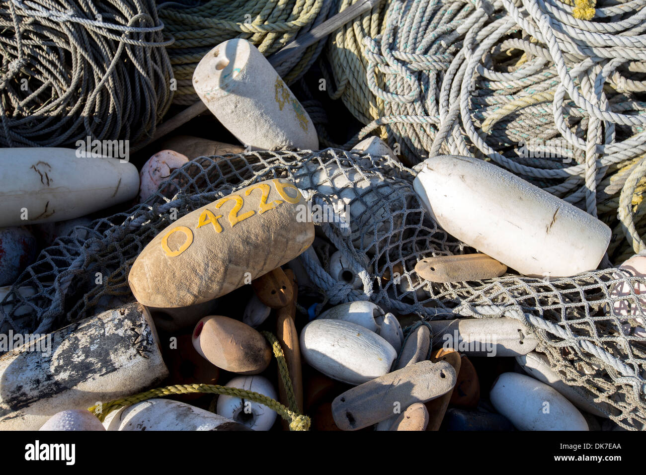 Fishing nets, Homer, Alaska, USA Stock Photo - Alamy