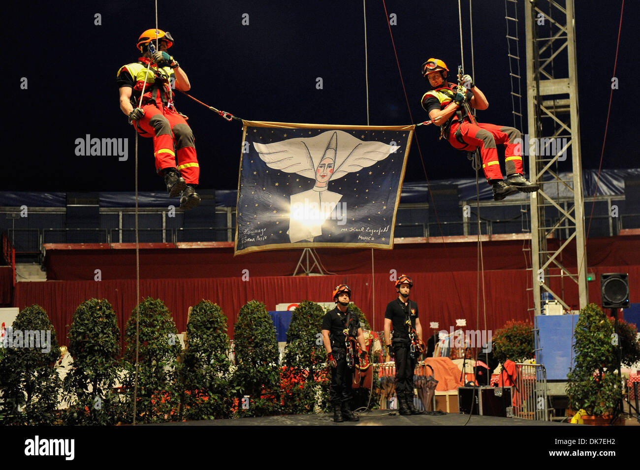 Prince Albert II of Monaco and his sister Princess Caroline of Haver ...