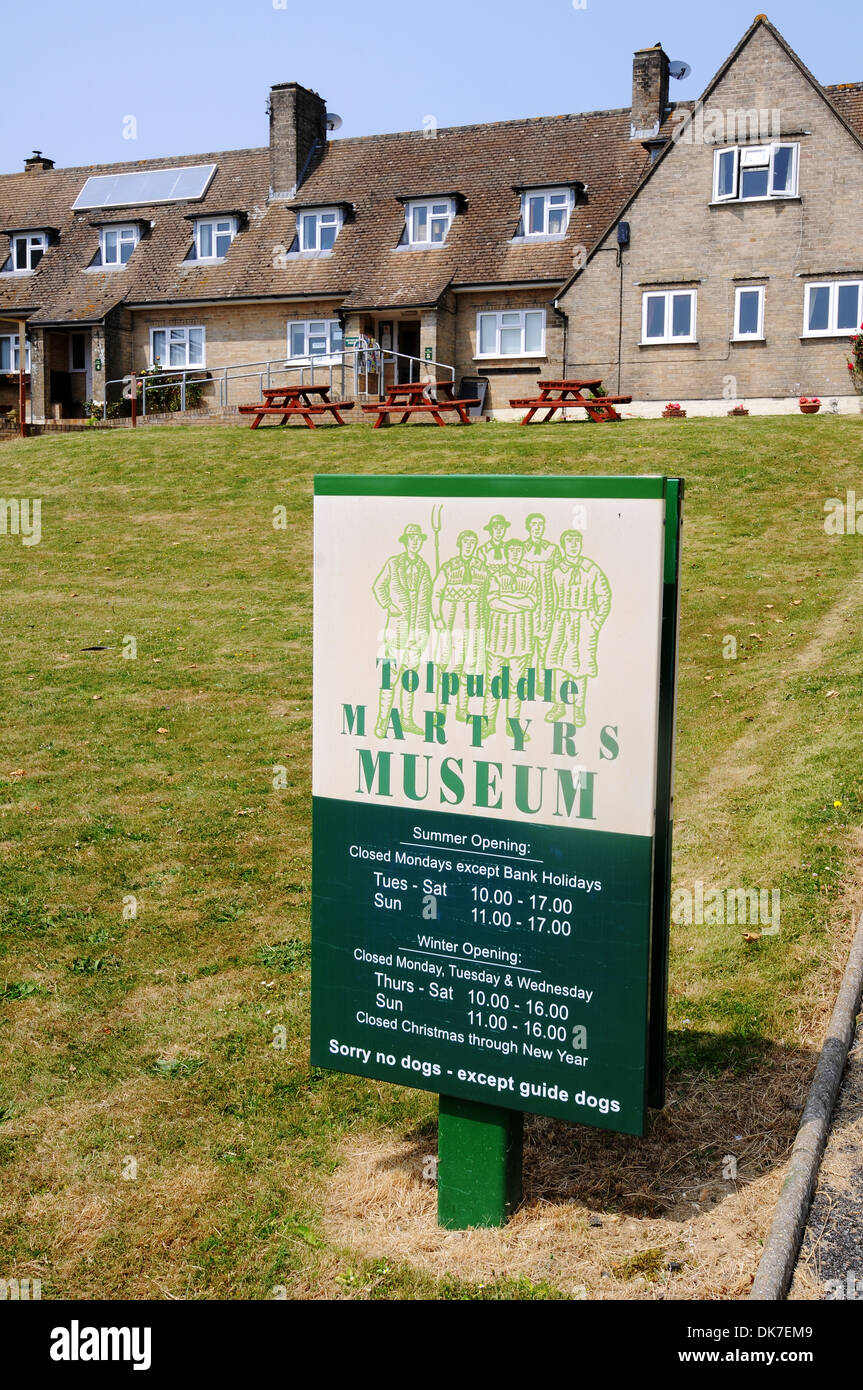 Tolpuddle Martyrs Museum, Tolpuddle, Dorset, Britain, UK Stock Photo ...