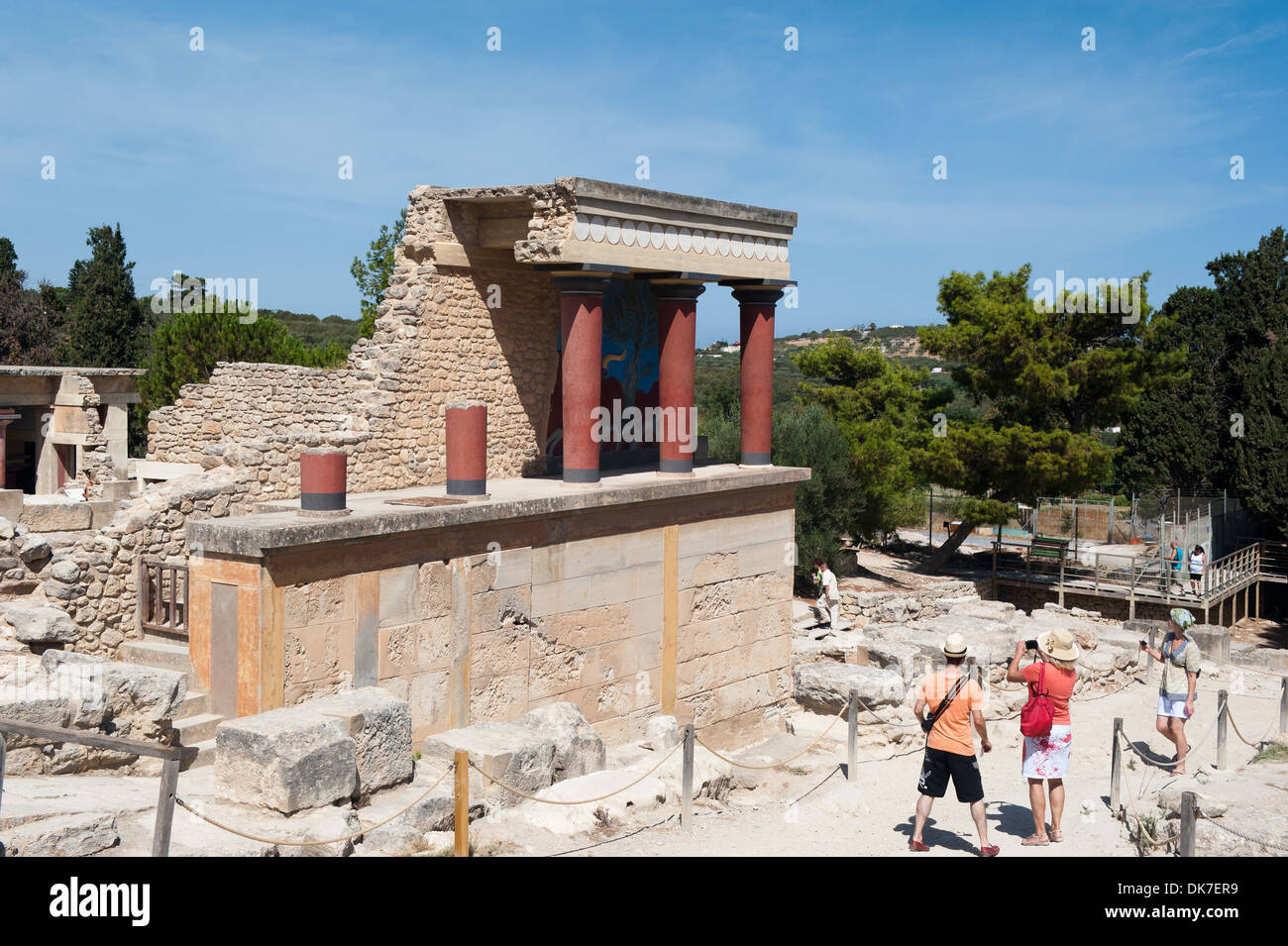 Knossos, Crete, Greece Stock Photo - Alamy