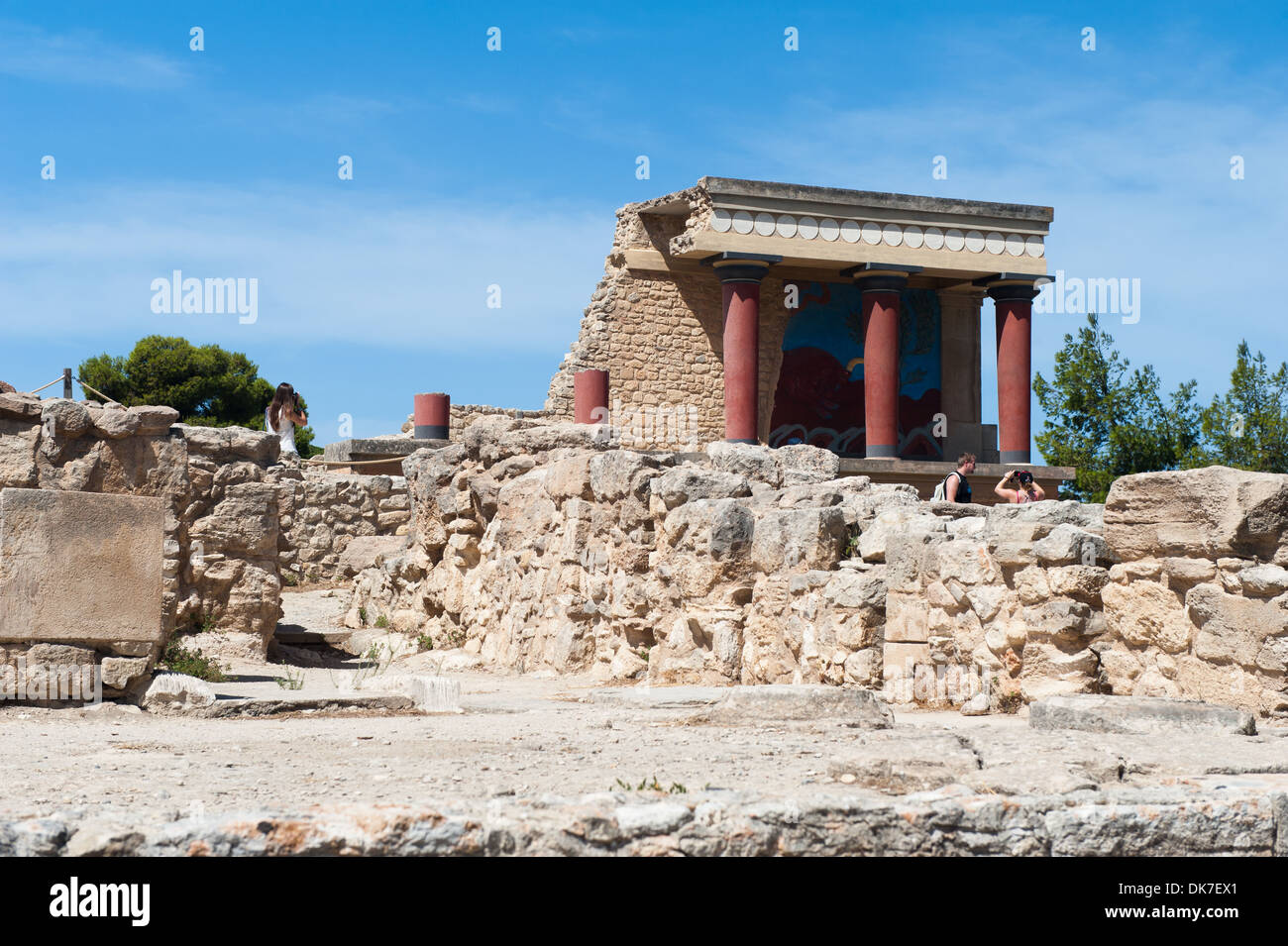 Knossos, Crete, Greece Stock Photo - Alamy