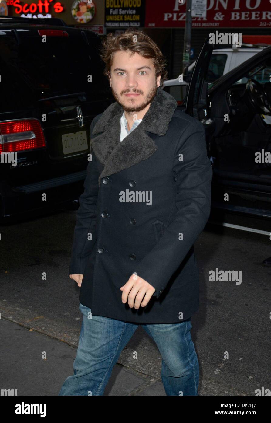 New York, NY, USA. 3rd Dec, 2013. Emile Hirsch at Today Show out and ...