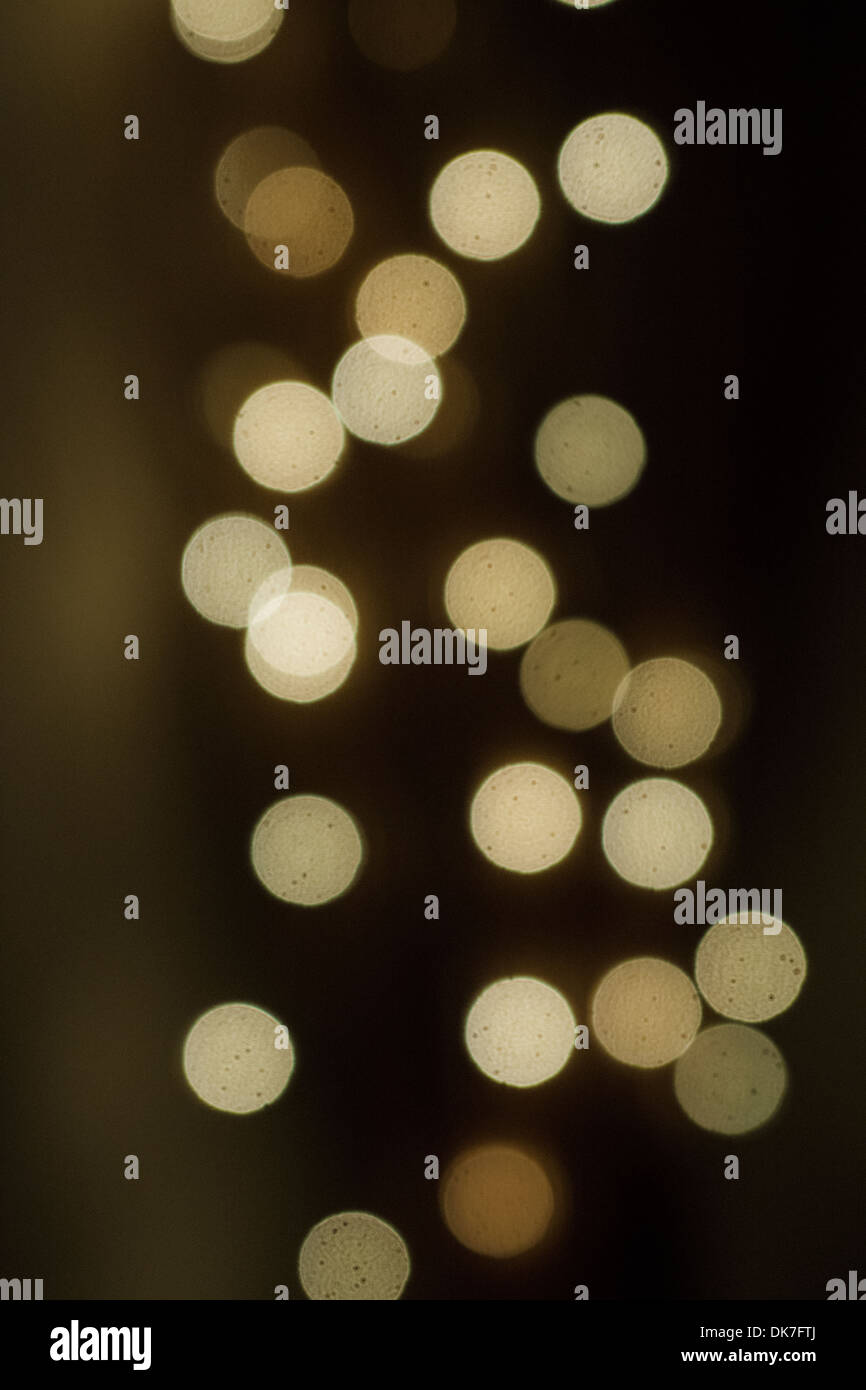 light bloom yellow light lamps spotlights Stock Photo - Alamy