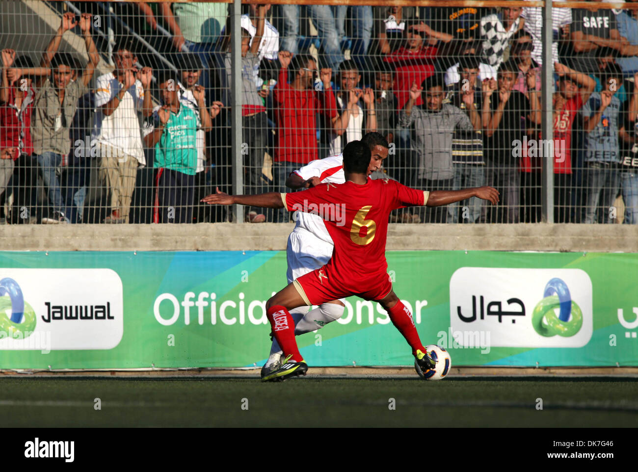 Jun 23, 2011 - Ramallah, West Bank - Palestinian team's player ...