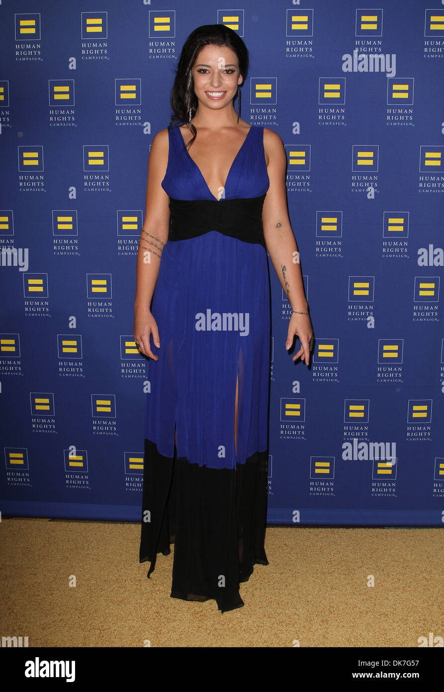 Molly Thomas 2012 Human Rights Campaign Los Angeles Gala at Ritz ...