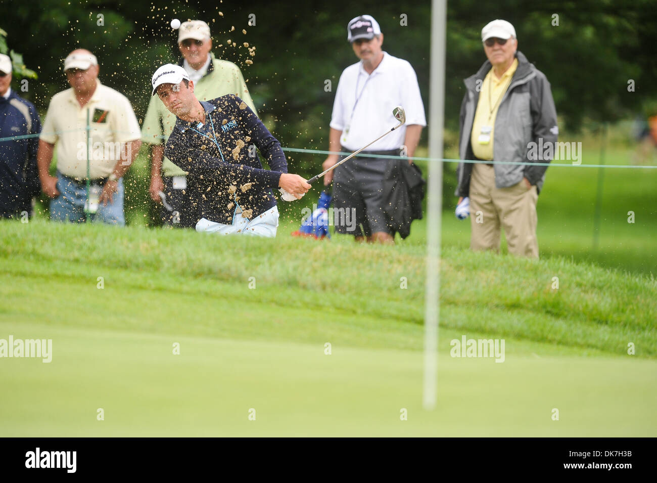 June 24, 2011 - Cromwell, Connecticut, U.S - Alexandre Rocha chips out ...