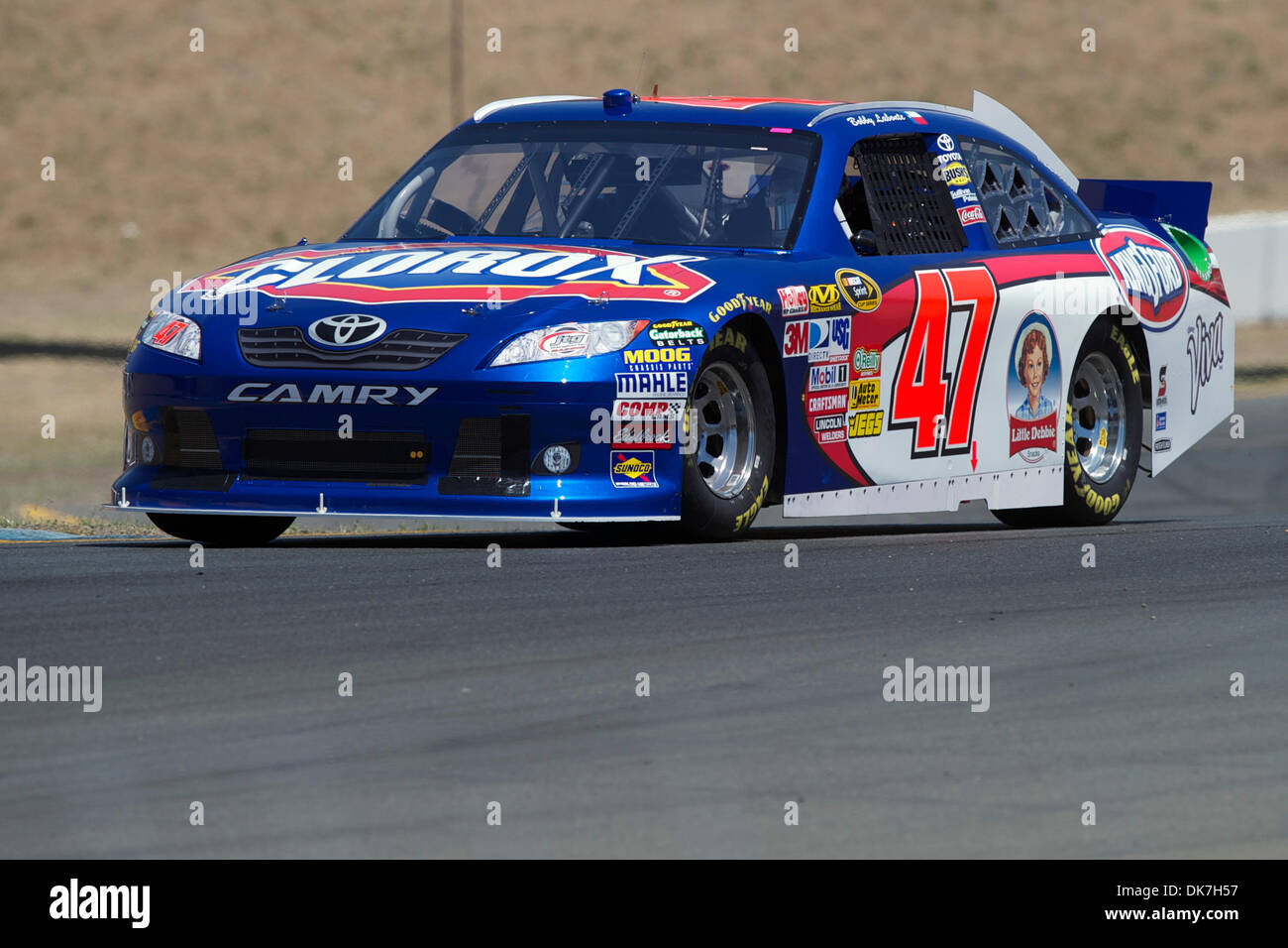June 24, 2011 - Sonoma, California, U.S - JTG Daugherty Racing driver ...