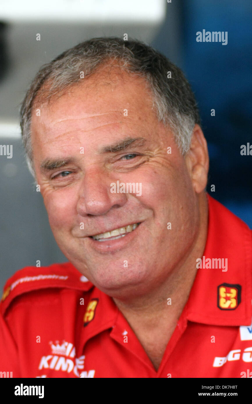 June 24, 2011 - Norwalk, Ohio, U.S - Funny Car driver Johnny Gray smiles for the camera. (Credit ...