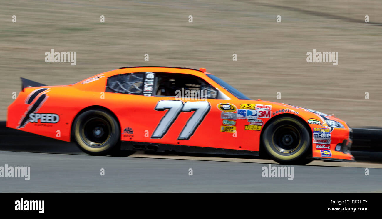 June 24, 2011 - Sonoma, California, U.S. - NASCAR driver P.J. JONES #77 ...