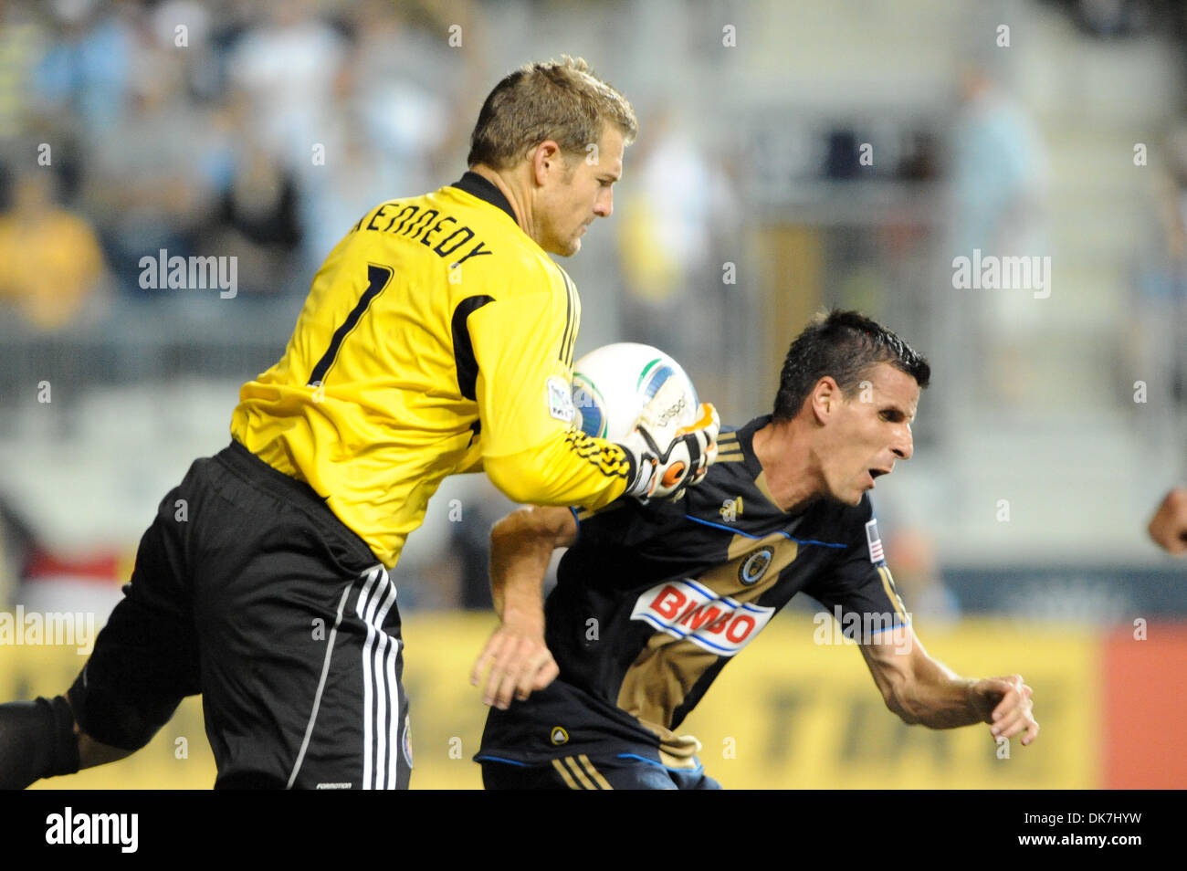 June 25, 2011 - Chester, Pennsylvania, U.S - Chivas USA goalkeeper Dan ...