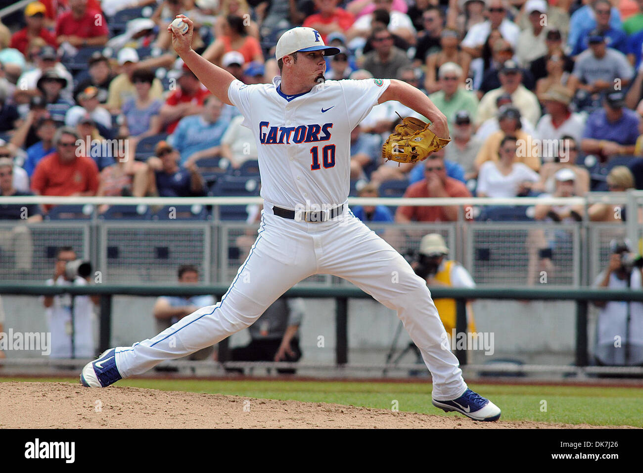 June 24, 2011 - Omaha, Nebraska, U.S - Austin Maddox (10) pitched the ...