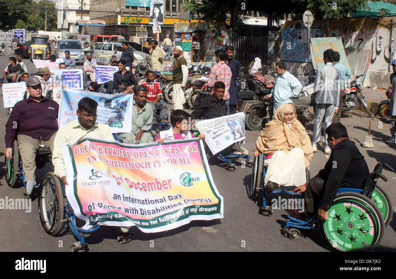 Disable persons are protesting and demanding equal rights for normal ...