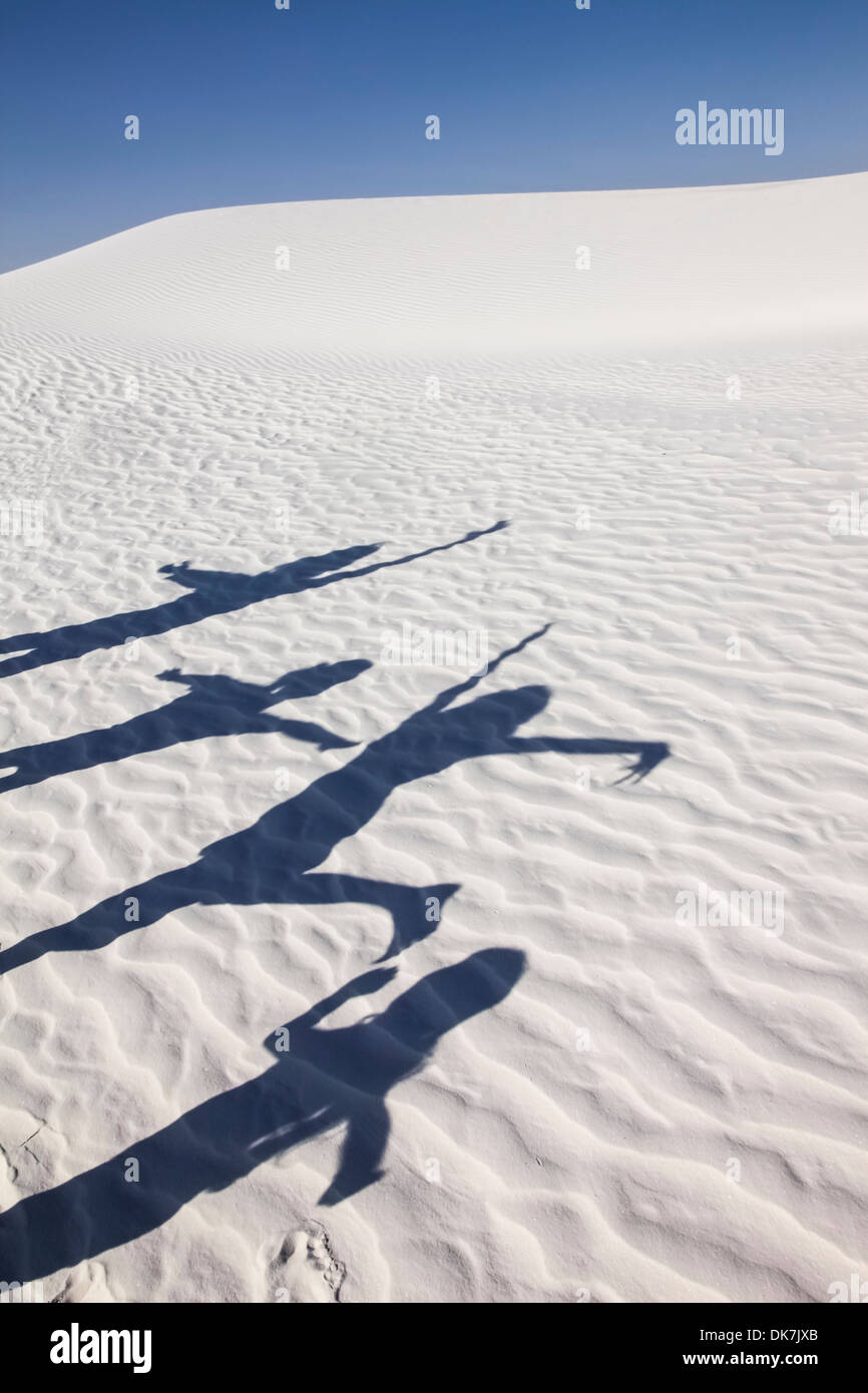 White Sands, New Mexico, USA. National park. Model released Stock Photo ...