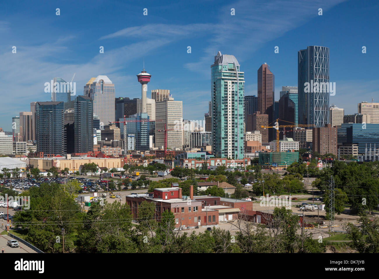 The city skyline of Calgary, Alberta, Canada Stock Photo - Alamy