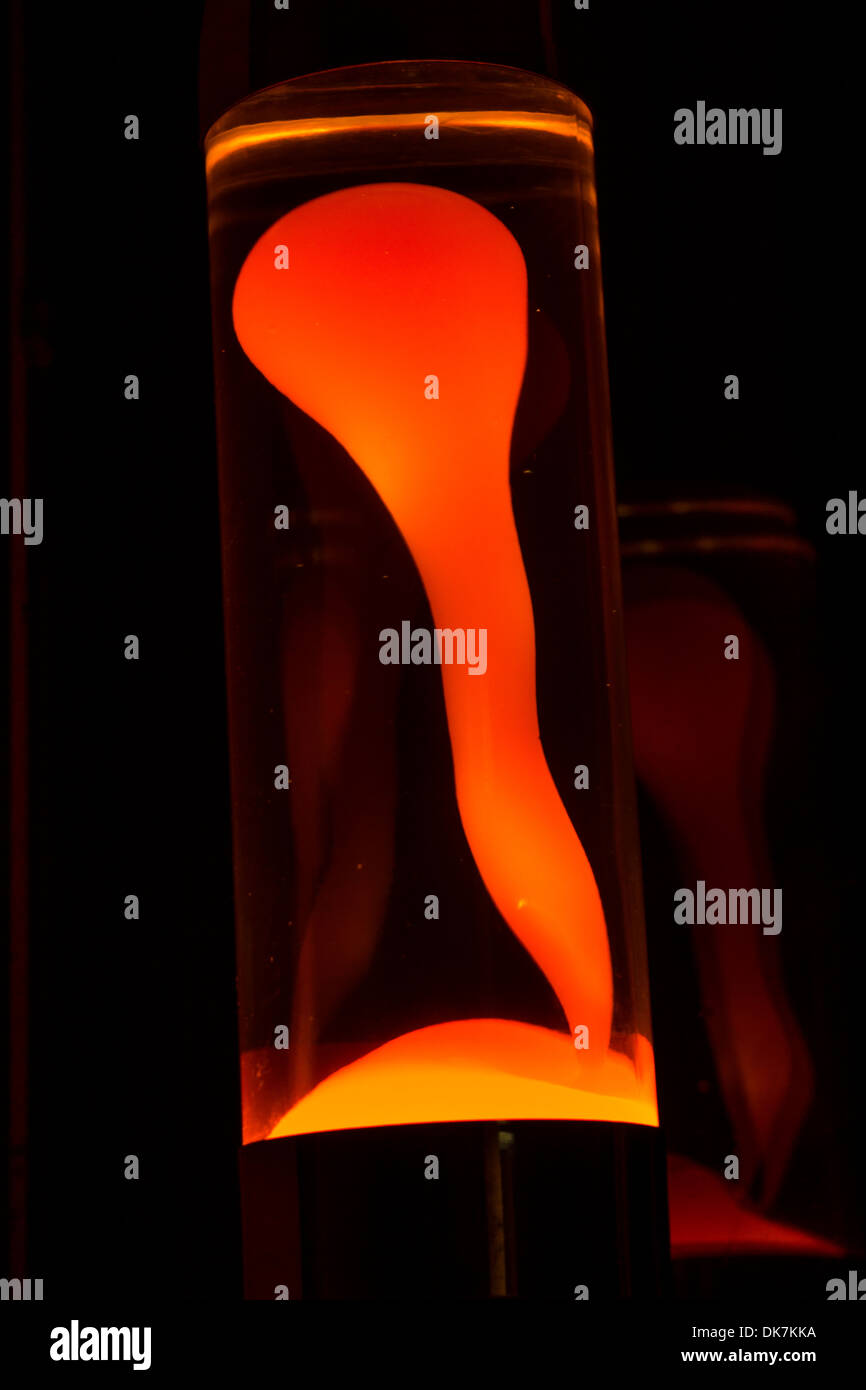 light lava lamp floating flowing bubble bubbling Stock Photo - Alamy