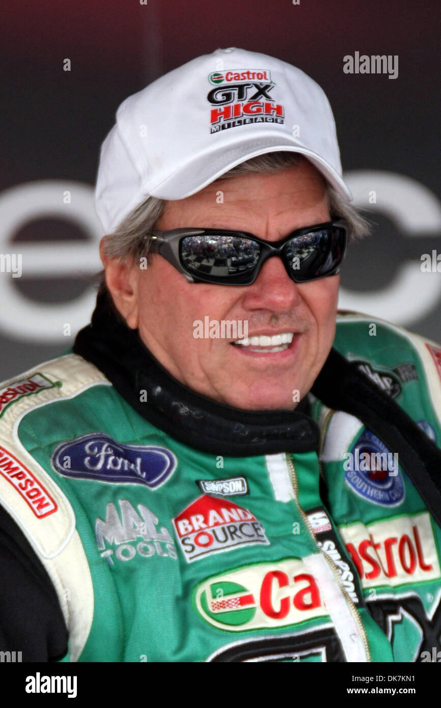 June 25, 2011 - Norwalk, Ohio, U.S - John Force looks out into the ...