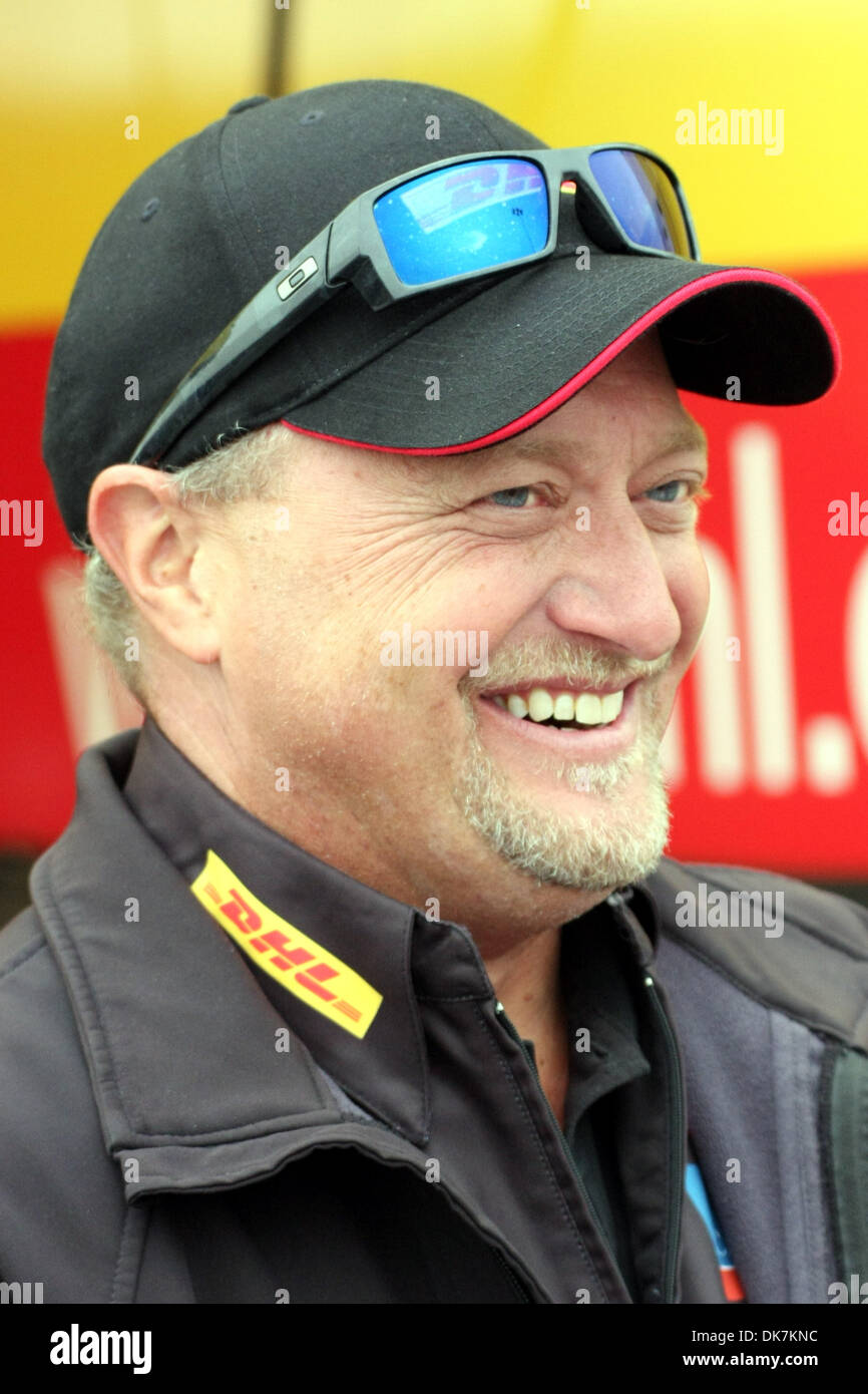 June 25, 2011 - Norwalk, Ohio, U.S - Jeff Arend smiles while talking in ...
