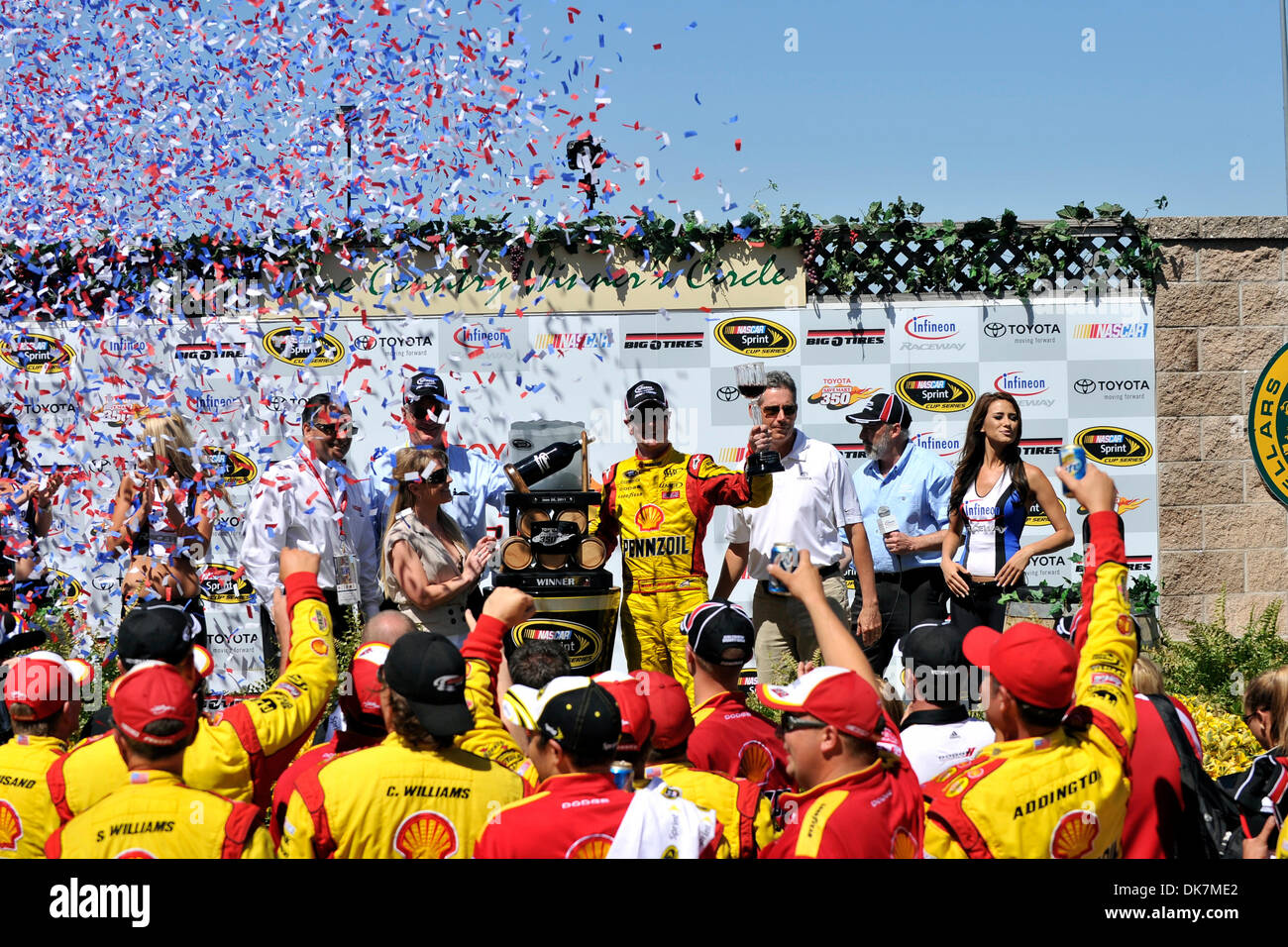 June 26, 2011 - Sonoma, California, U.S - Penske Racing driver Kurt ...