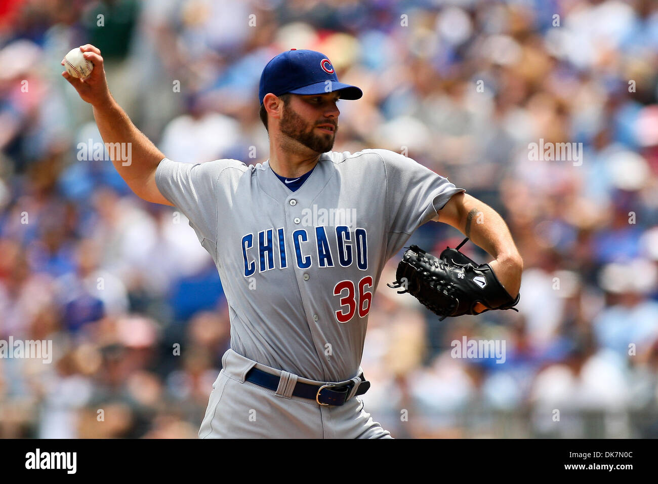 June 26, 2011 - Kansas City, Missouri, U.S - Chicago Cubs starting ...