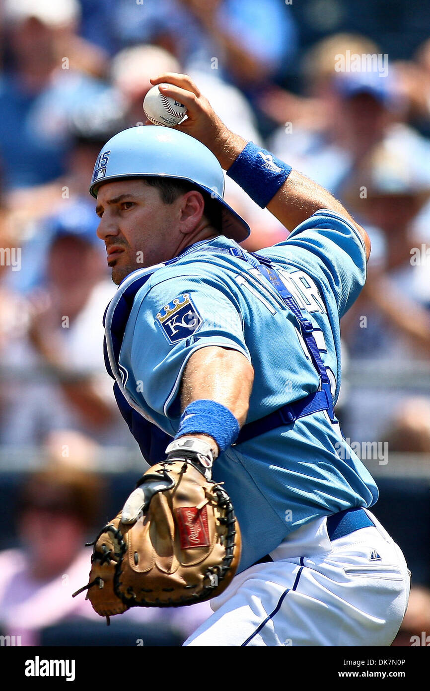 June 26, 2011 - Kansas City, Missouri, U.S - Kansas City Royals catcher ...