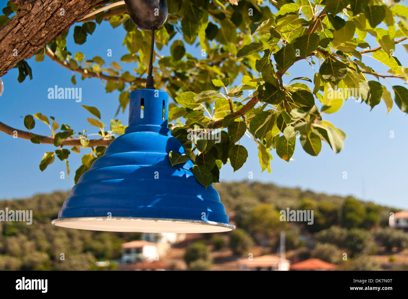The Greek town of Vathi on the Ionian island of Meganisi Stock Photo ...