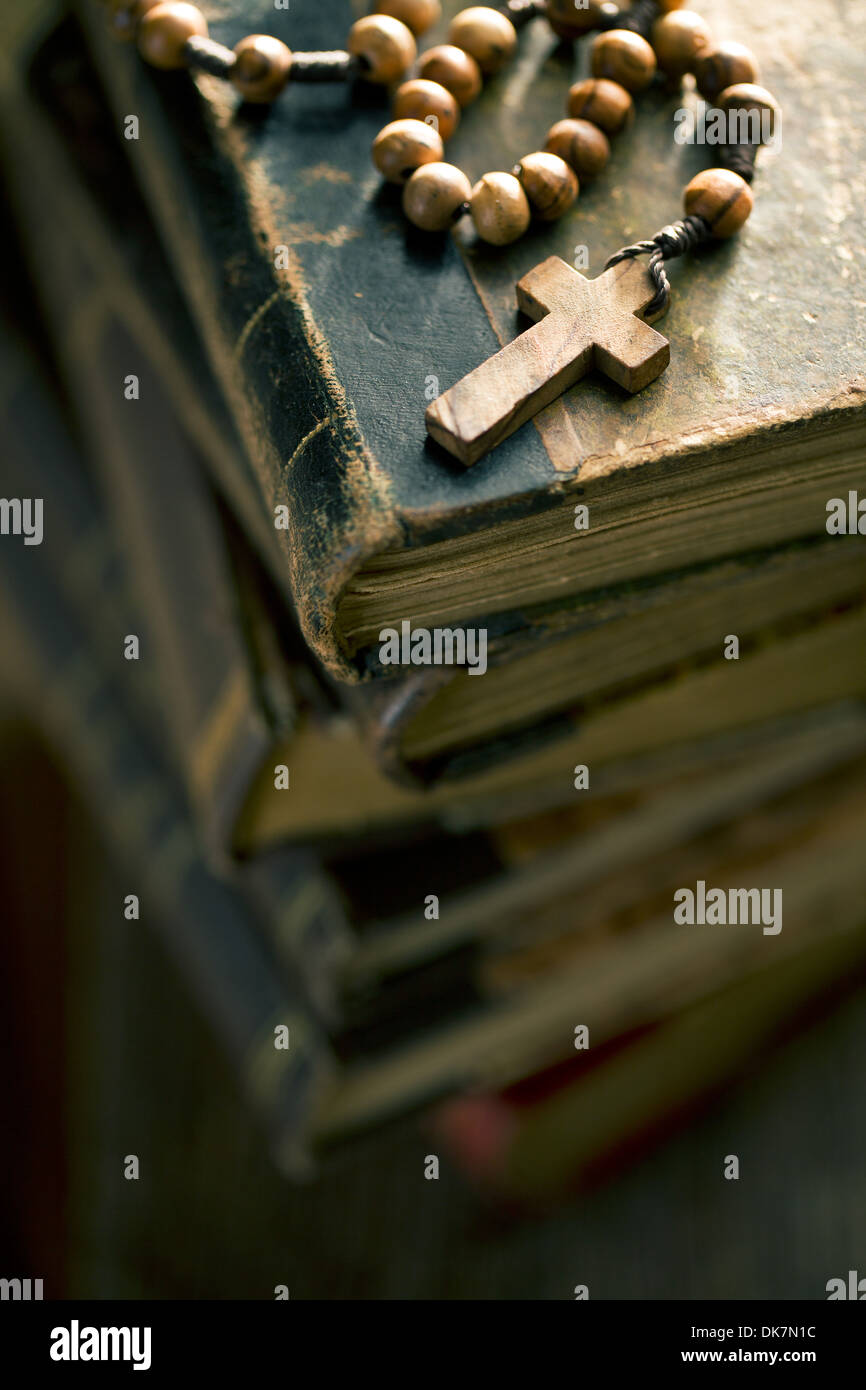Stack religious books hi-res stock photography and images - Alamy