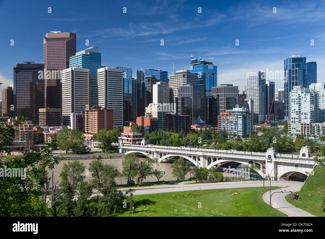 The city skyline of Calgary, Alberta, Canada Stock Photo - Alamy