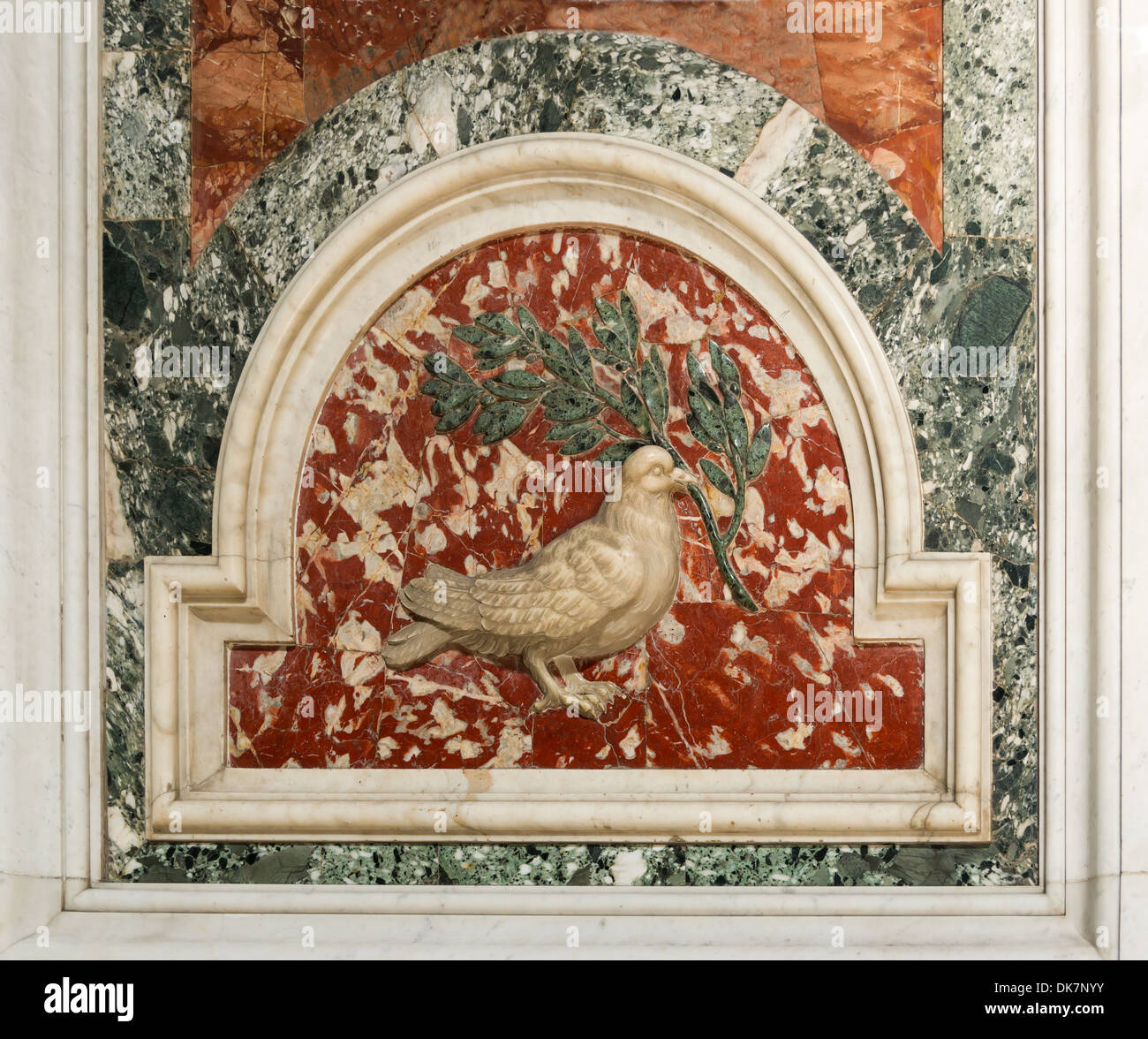 The Noah's Dove, relief, Saint Peter's Basilica, Vatican City Stock ...