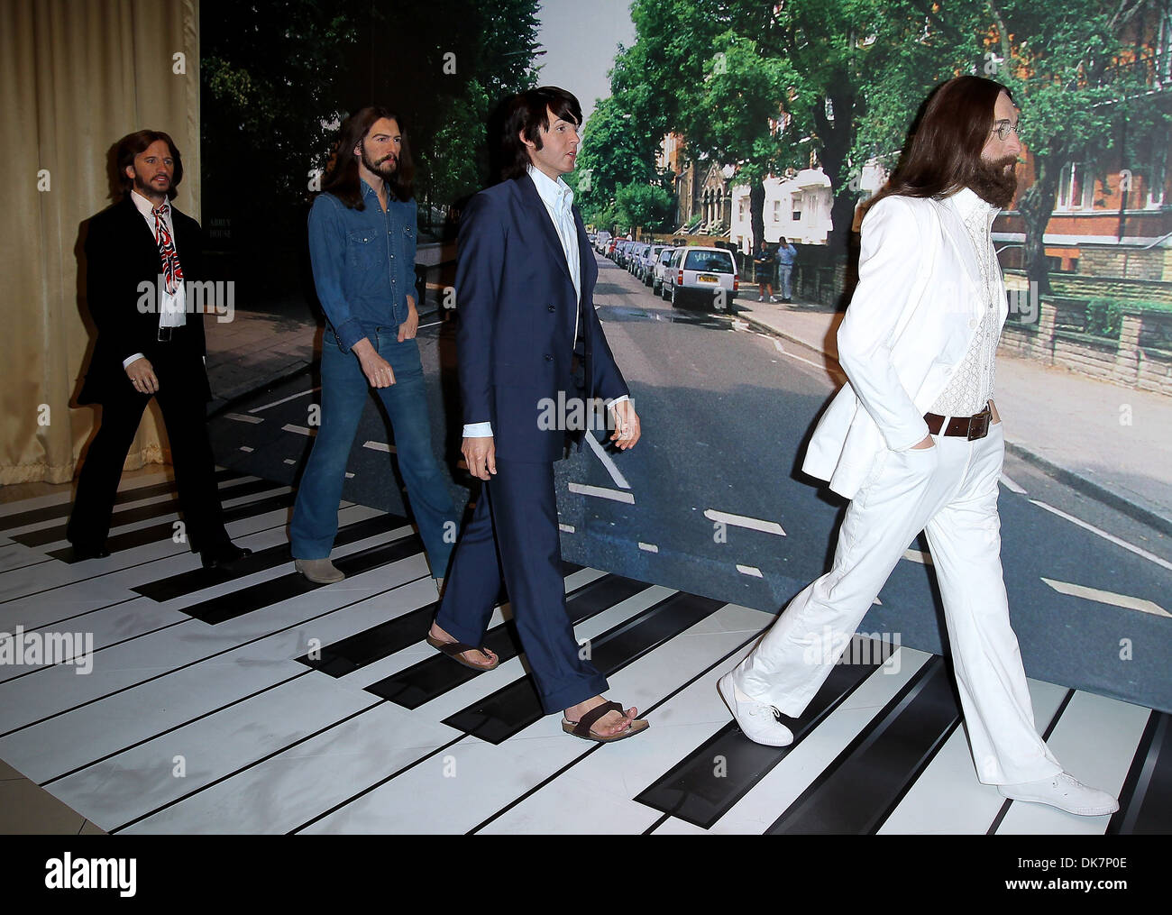 The Beatles Wax Figures Madame Tussaud's Las Vegas unveils wax figures ...