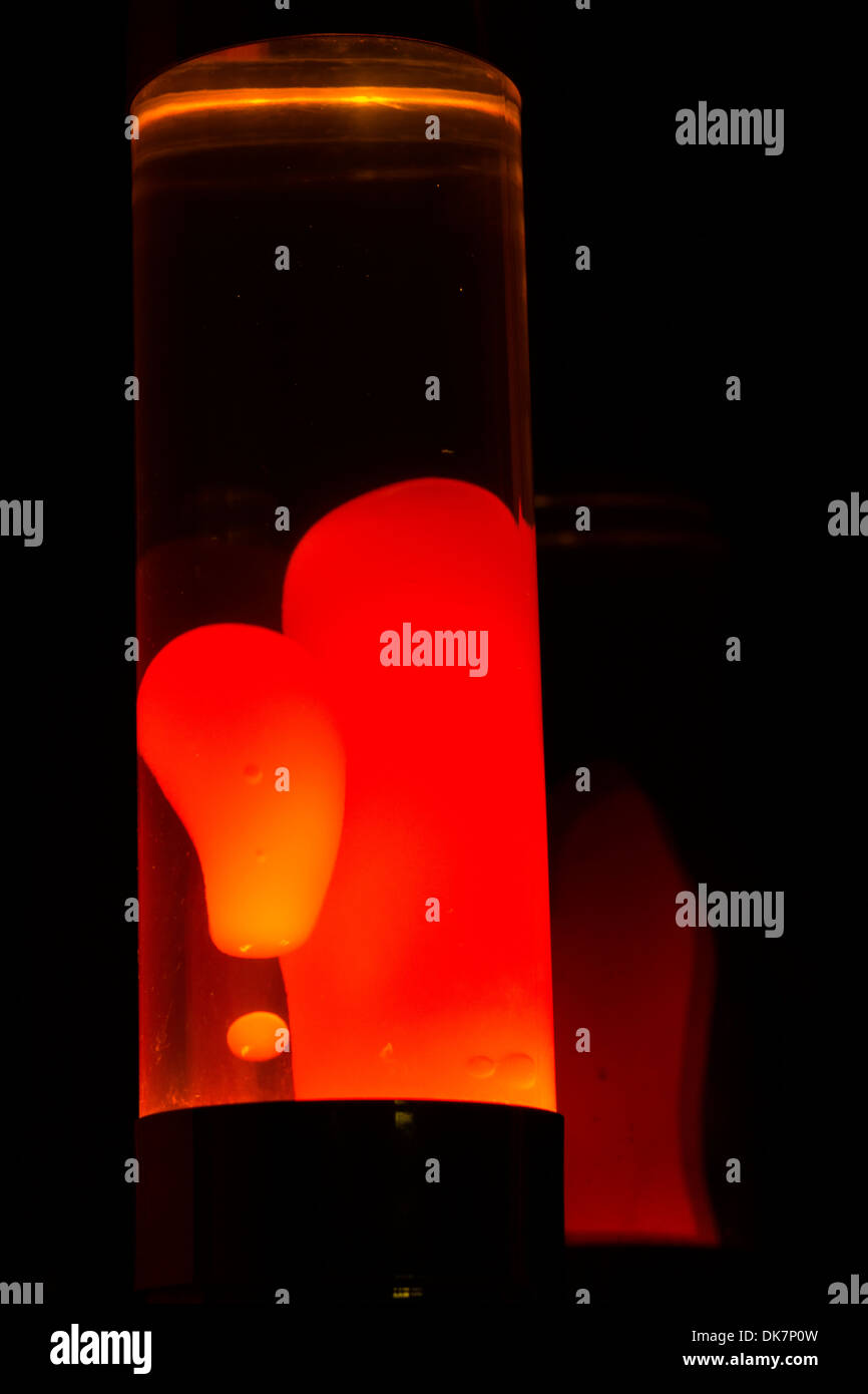 light lava lamp floating flowing bubble bubbling Stock Photo - Alamy